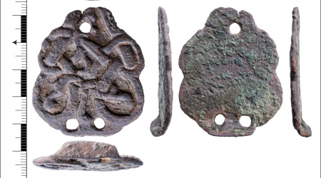Early medieval stirrup strap mount - Detecting Finds